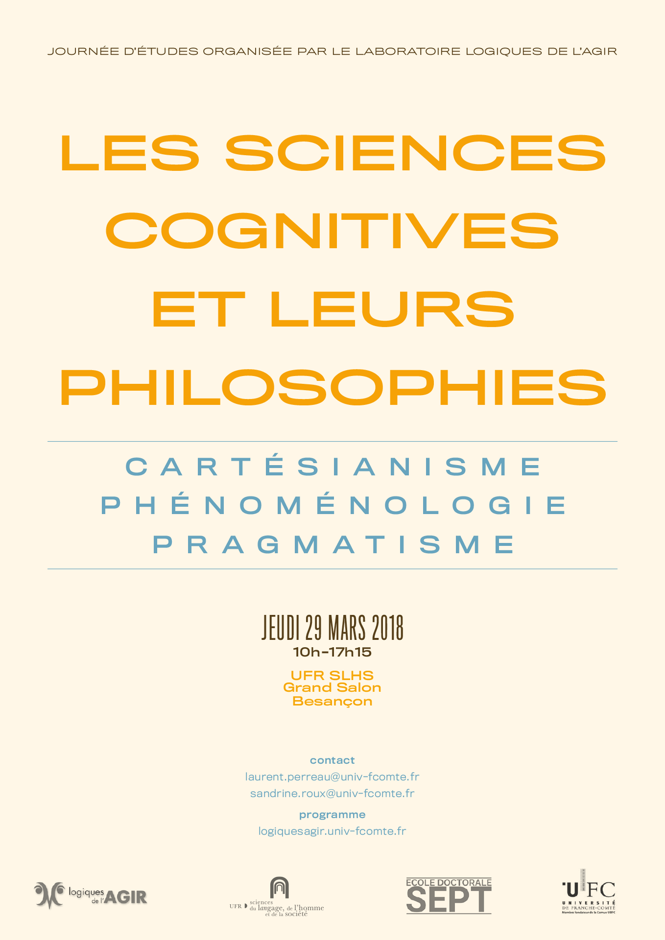 Les sciences cognitives et leurs philosophies : cartésianisme, phénoménologie, pragmatisme | L ...