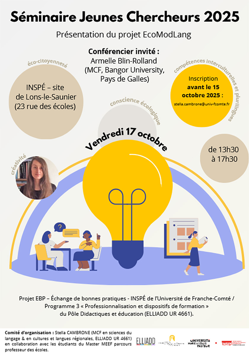 Séminaire Jeunes Chercheurs 2025 : Présentation du projet EcoModLang ...