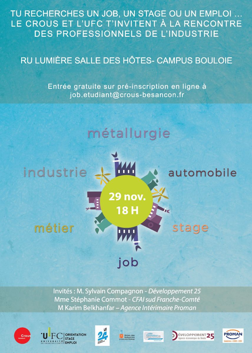 Découverte du secteur industriel | L'ACTU de l'Université de Franche-Comté