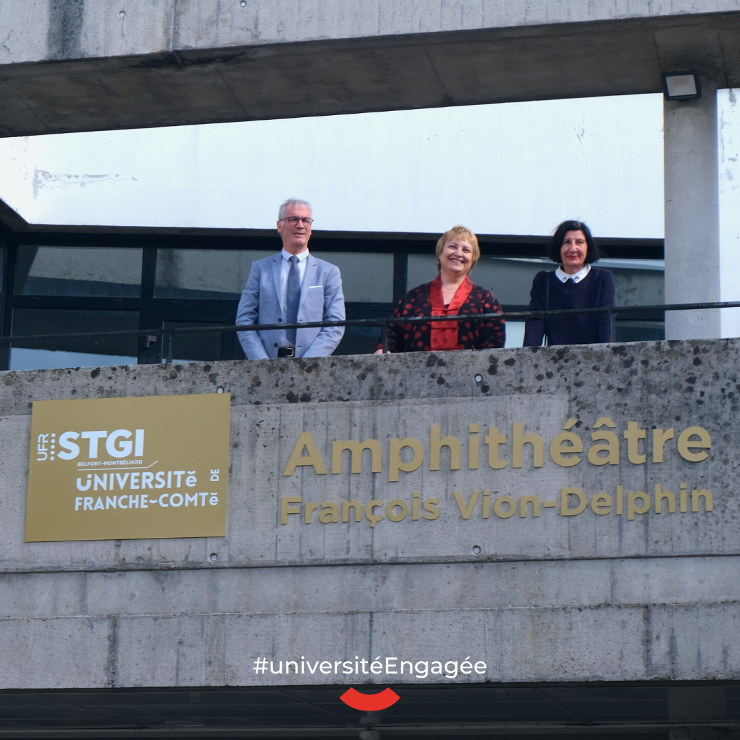 Inauguration du Grand Amphithéâtre STGI en hommage à François Vion ...
