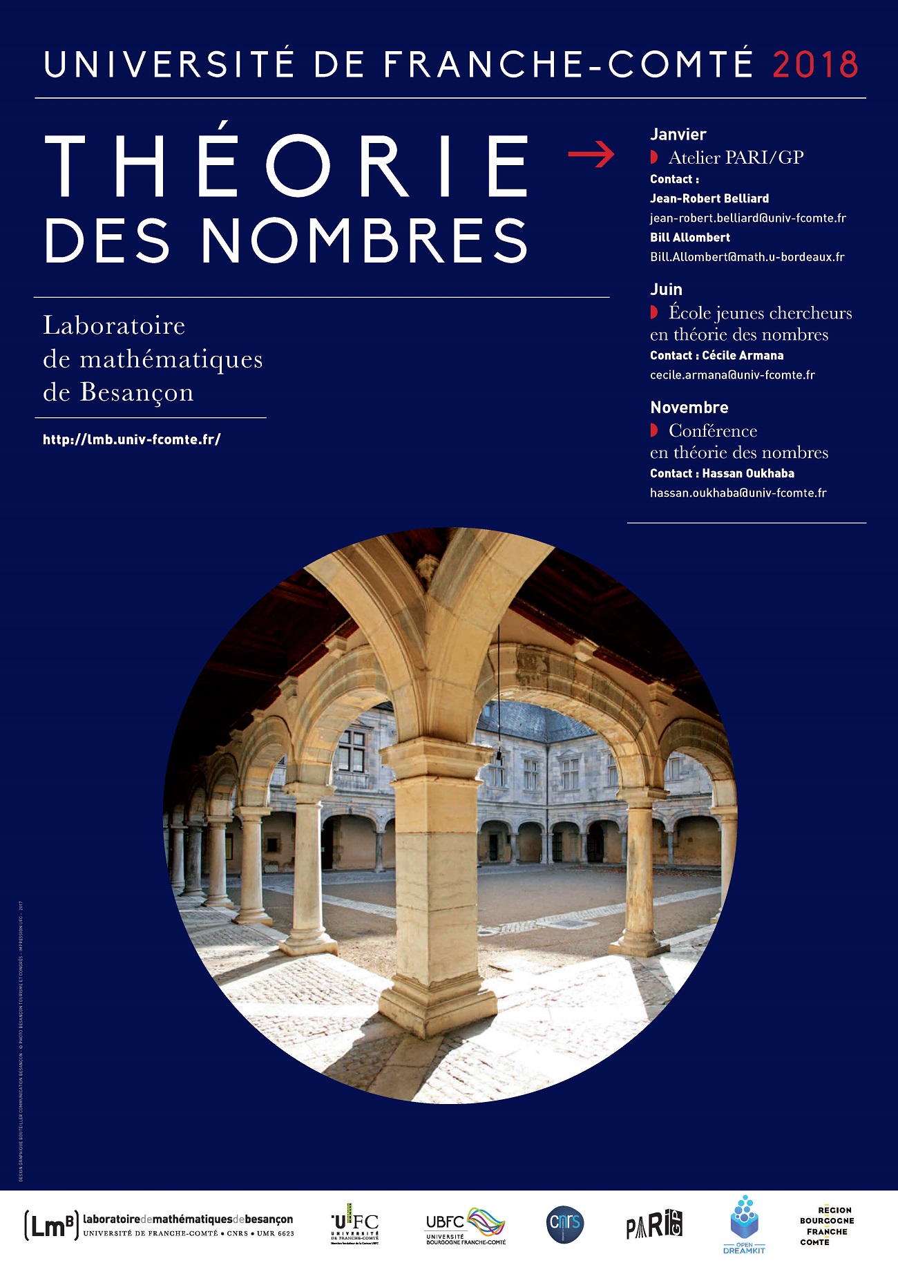 9e Atelier PARI/GP : théorie des nombres | L'ACTU de l'Université de Franche-Comté