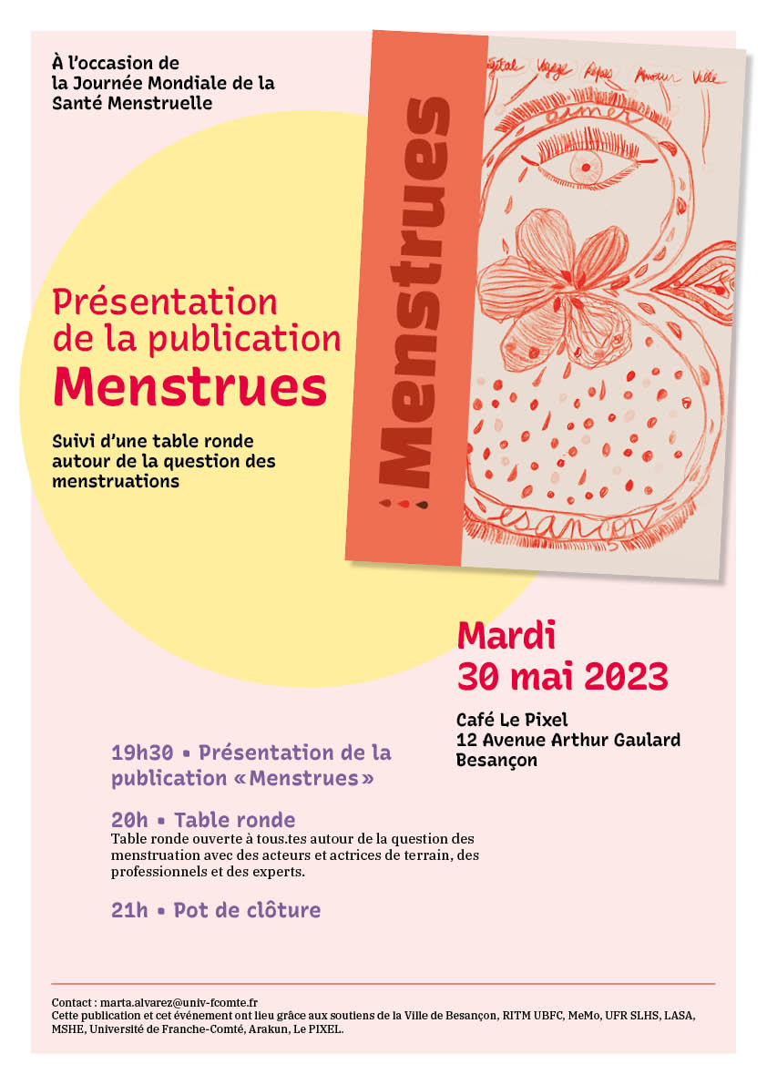 Présentation de la publication Menstrues | L'ACTU de l'Université Marie ...