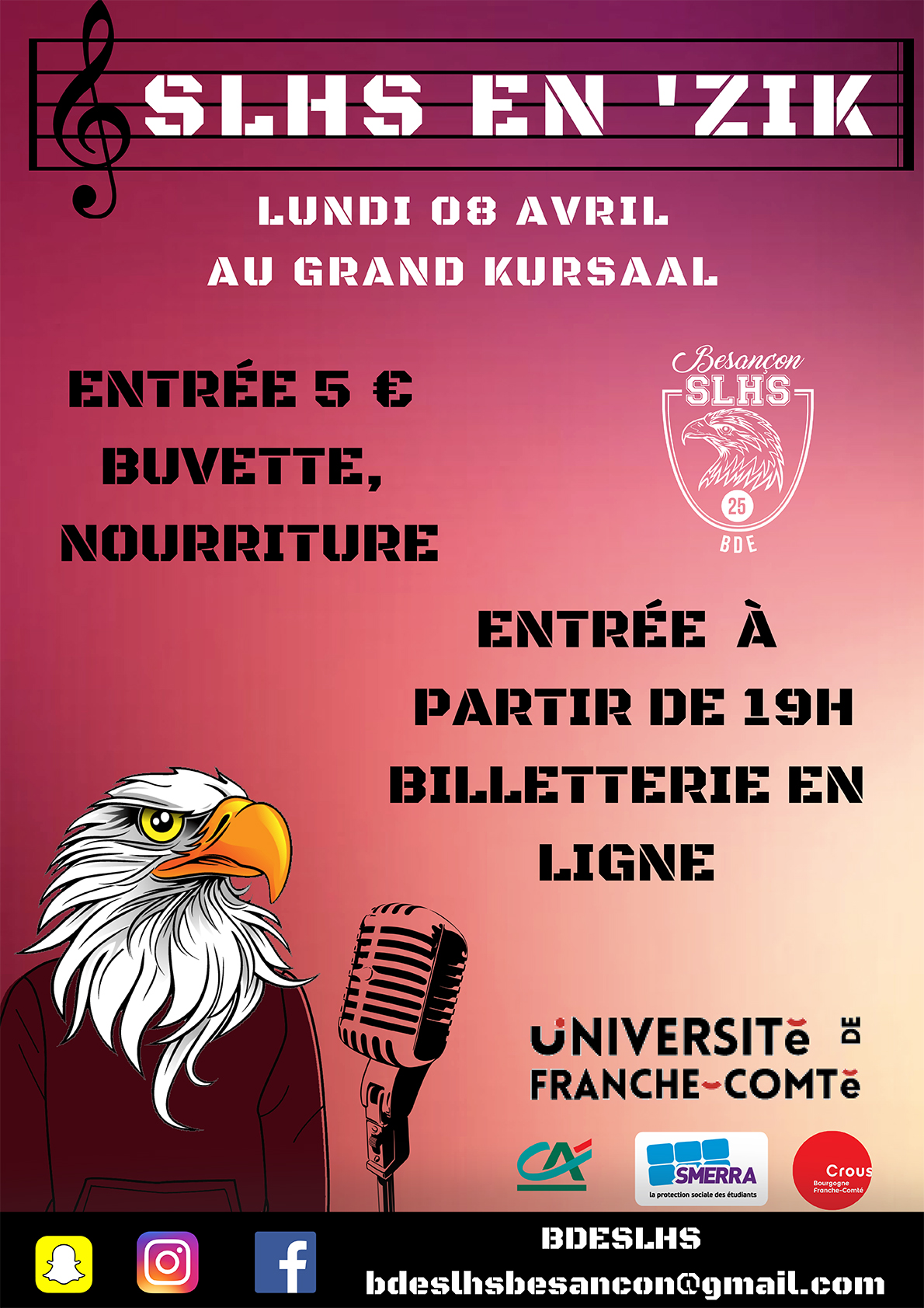 SLHS en 'zik | L'ACTU de l'Université Marie et Louis Pasteur